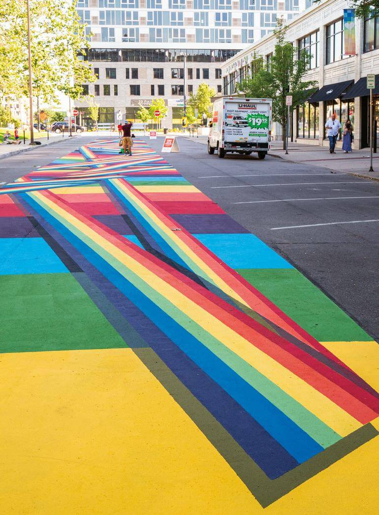 Pride Month mural carries special meaning for artist - - Grand Valley ...